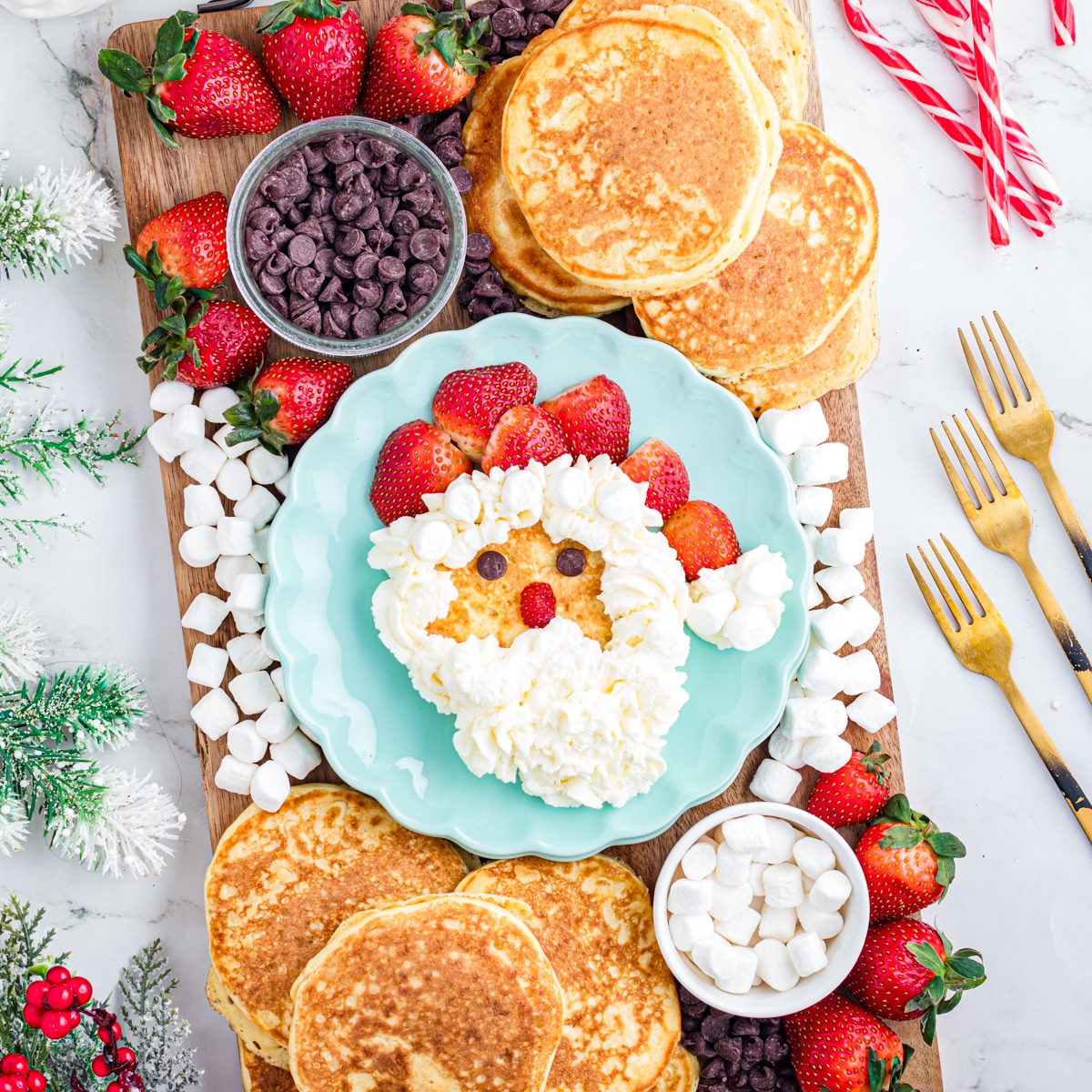 Santa Pancakes - All You Need is Brunch