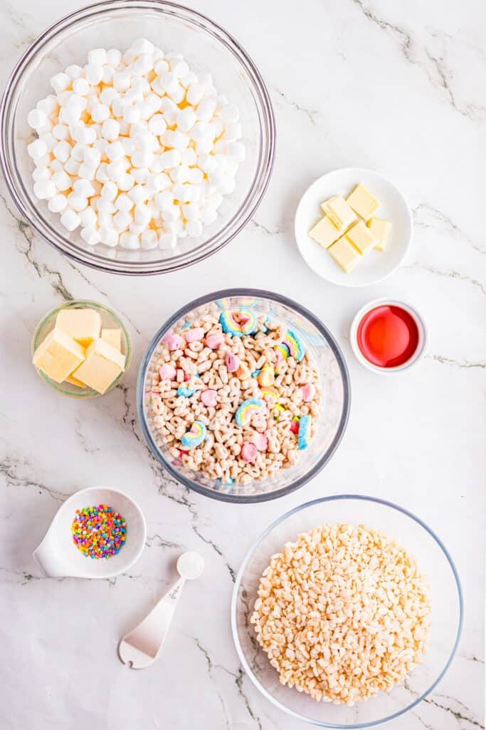 Lucky Charms Rice Krispie Treats - All You Need is Brunch